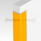 Profilé U en PVC rigide blanc - Sect. 18x8 mm - Long. 2,6 m