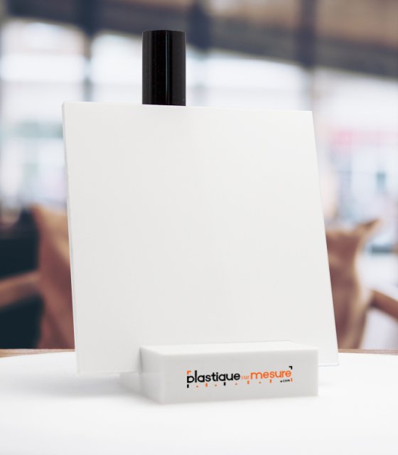 Plaque en PTFE (Téflon®) blanc : découpe sur mesure