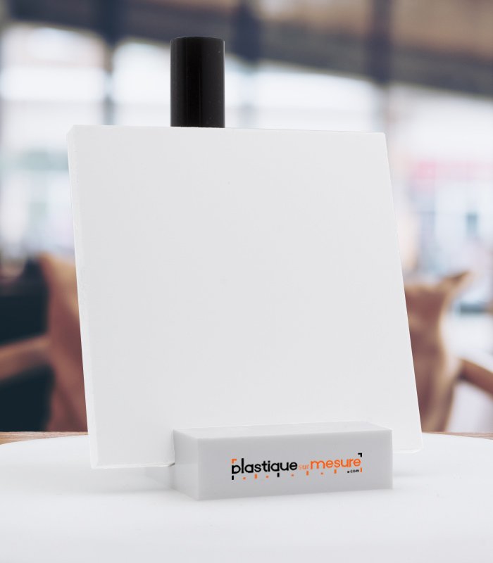 Plaque PTFE blanc Téflon® 5mm découpée sur mesure