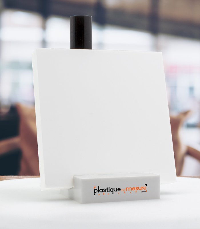 Plaque PTFE blanc Téflon® 10mm découpée sur mesure