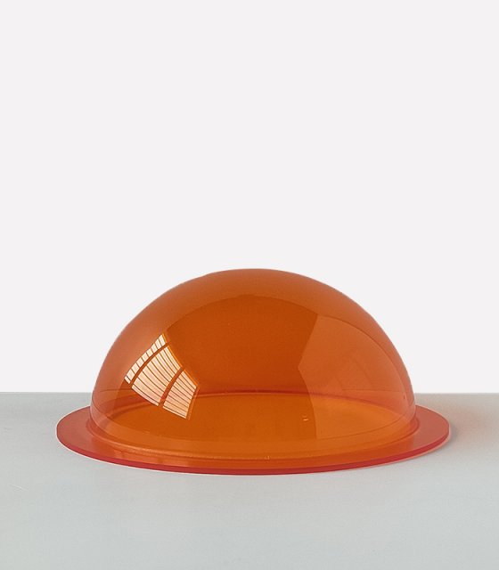 Demi-sphère coulé plexi PMMA avec collerette diamètre 1200 mm plexiglas ...